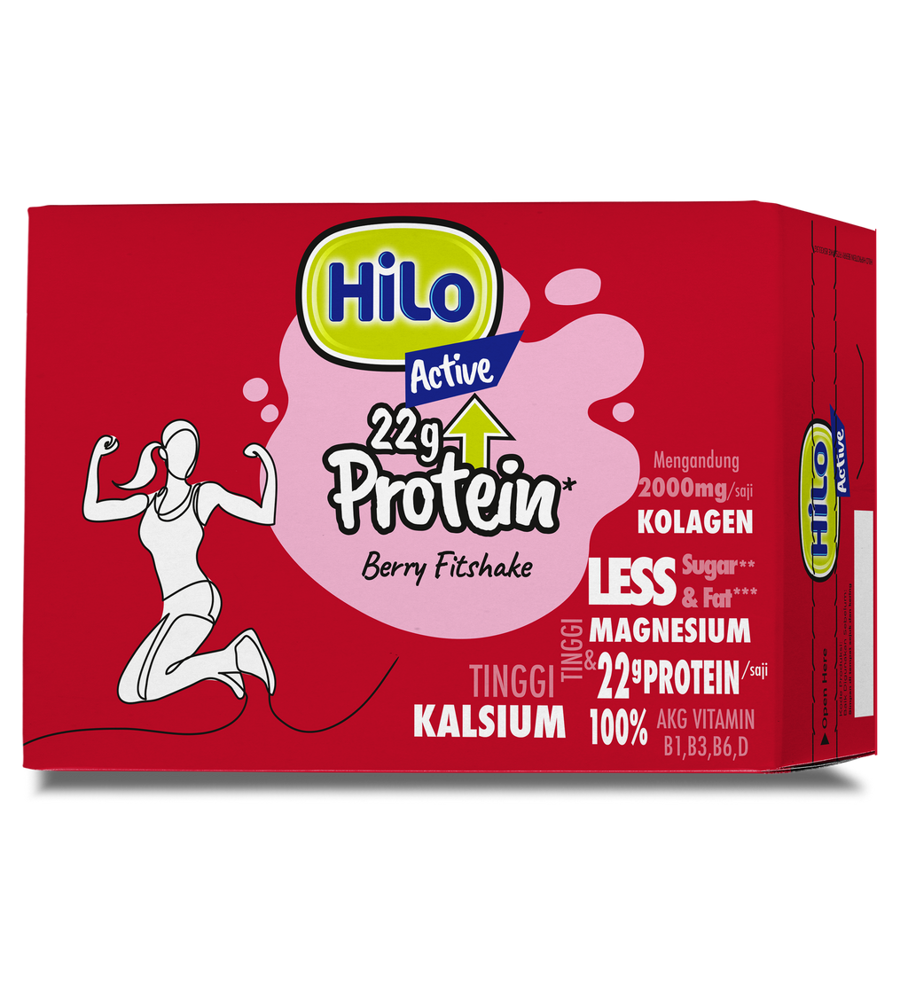 HiLo Active Hi Protein Berry Fitshake - 12 Dus – Nutrimart