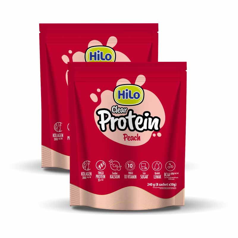 Twin Pack - HiLo Clear Protein Powder 8 sch (2 Pcs) - Refresh Hydratio ...