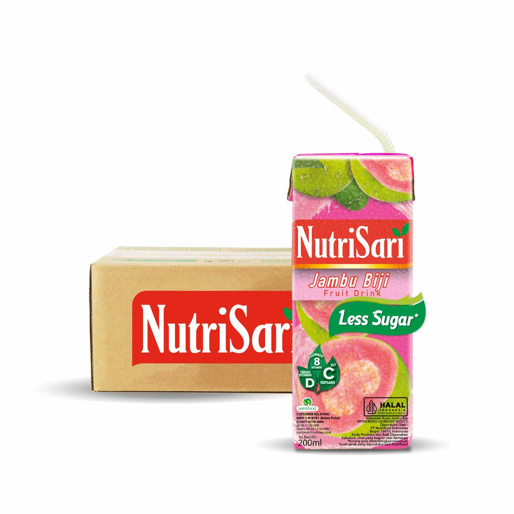 NutriSari RTD Jambu Biji 200ml - 24 Pcs – Nutrimart