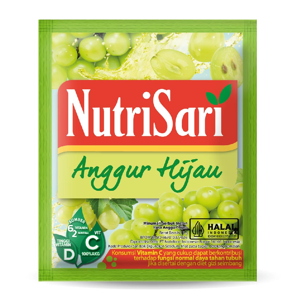 NutriSari Anggur Hijau 40 Sch – Nutrimart