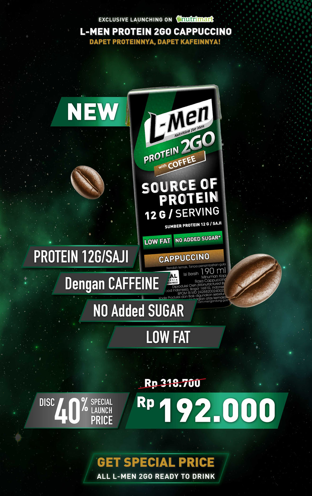 BARU ! L-MEN 2GO COFFEE – Nutrimart
