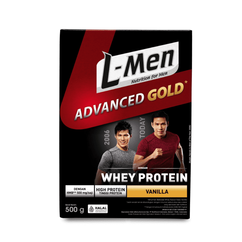 L-Men Advanced Gold Vanilla 500g - 15g Whey Protein - 500mg HMB – Nutrimart
