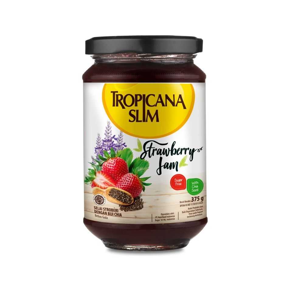 Tropicana Slim Strawberry Jam 375gr – Nutrimart