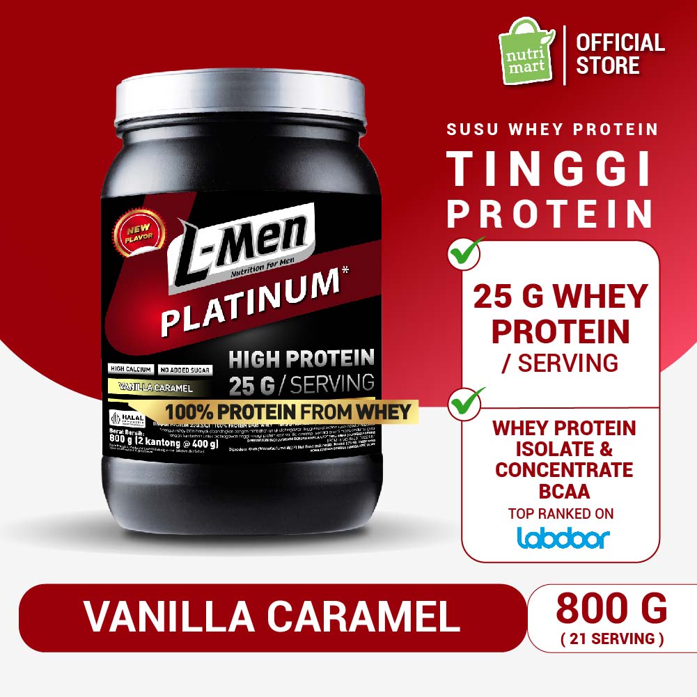 L-Men Platinum Vanilla Caramel 800g -6 KELLER – Nutrimart