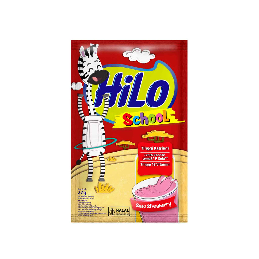 HiLo School Strawberry 10 Sachet -12 RCG – Nutrimart