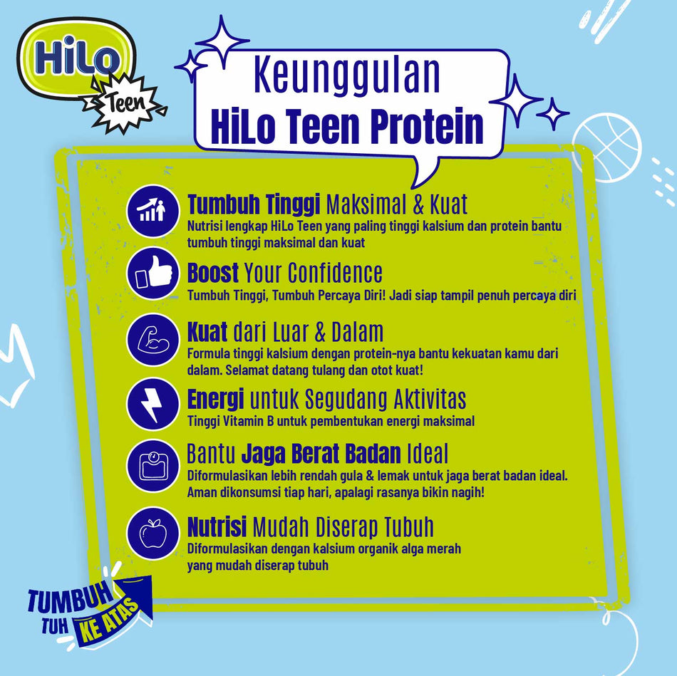 HiLo Teen HiProtein Original 10 Sachet – Nutrimart