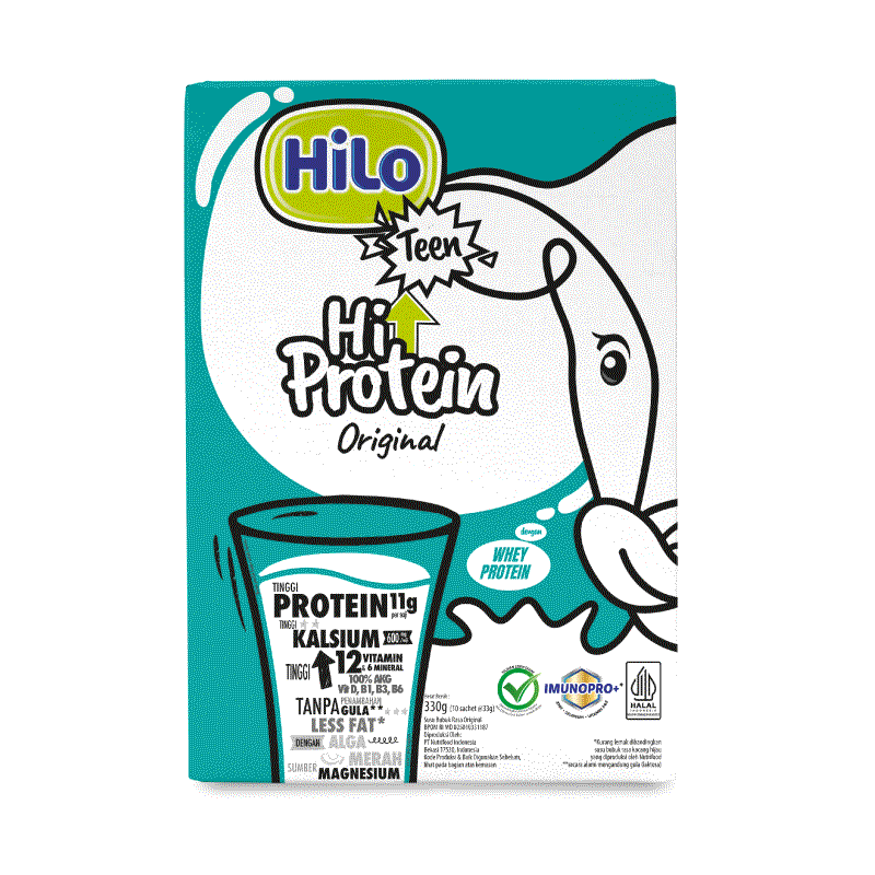 HiLo Teen HiProtein Original 10 Sachet – Nutrimart
