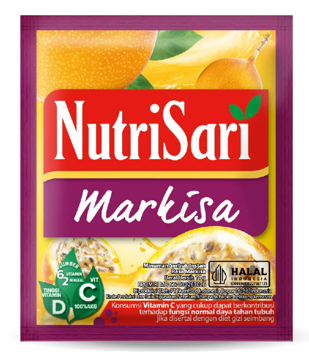 NutriSari Markisa Pack 40 sch x 11gr -4 PAK – Nutrimart
