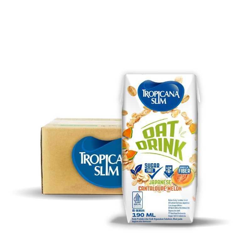 Tropicana Slim RTD Oat Drink Melon 190 ml x 24 pcs – Nutrimart