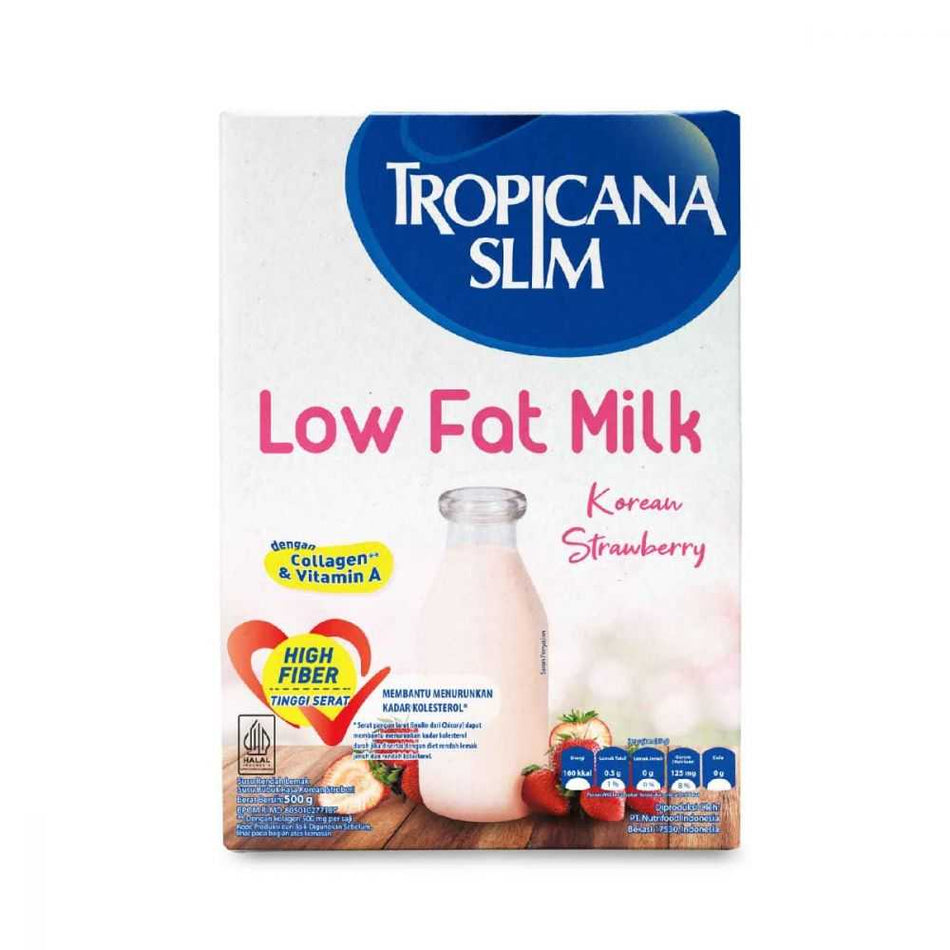 Tropicana Slim Low Fat Milk Korean Strawberry 500g – Nutrimart