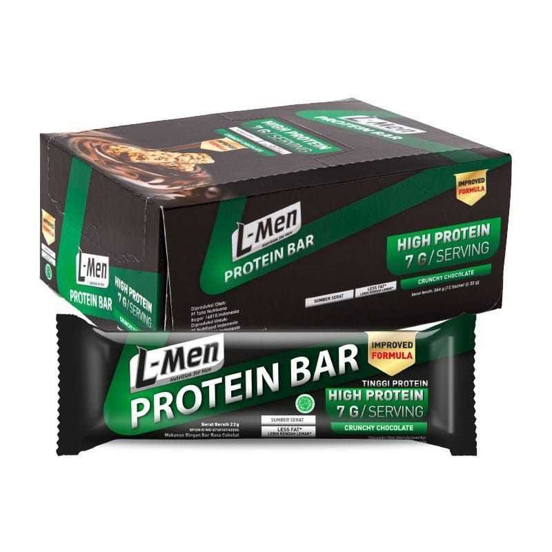 L-Men Protein Bar Chocolate 12 sch – Nutrimart